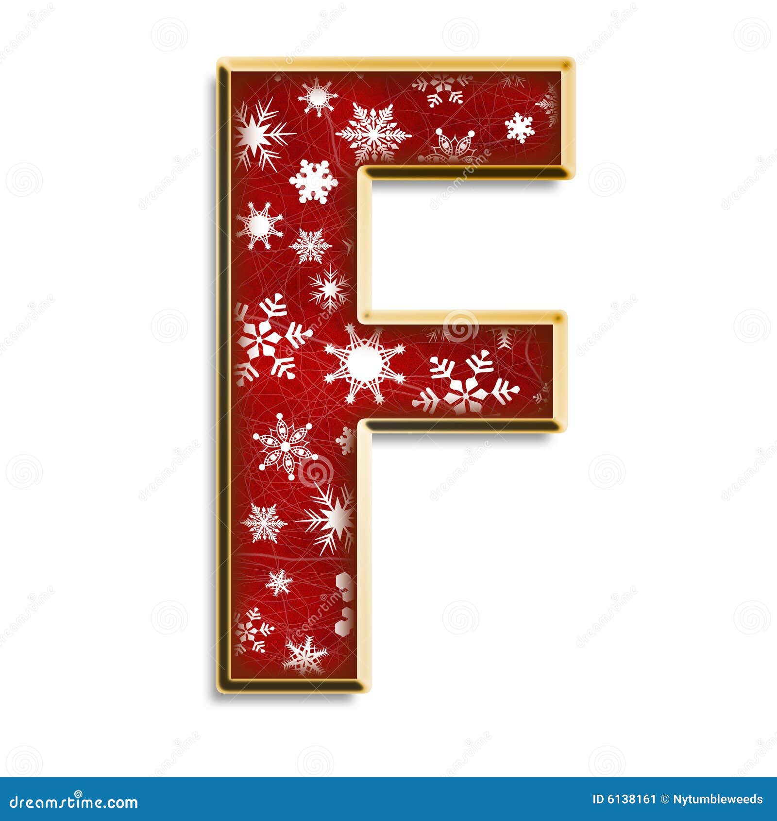 Christmas letter F in red stock illustration. Illustration of font ...