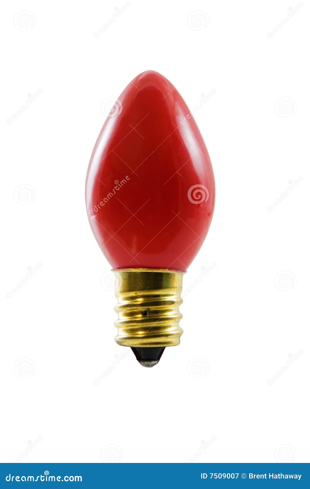 Christmas Light Bulb stock image. Image of white, bulb - 7509007