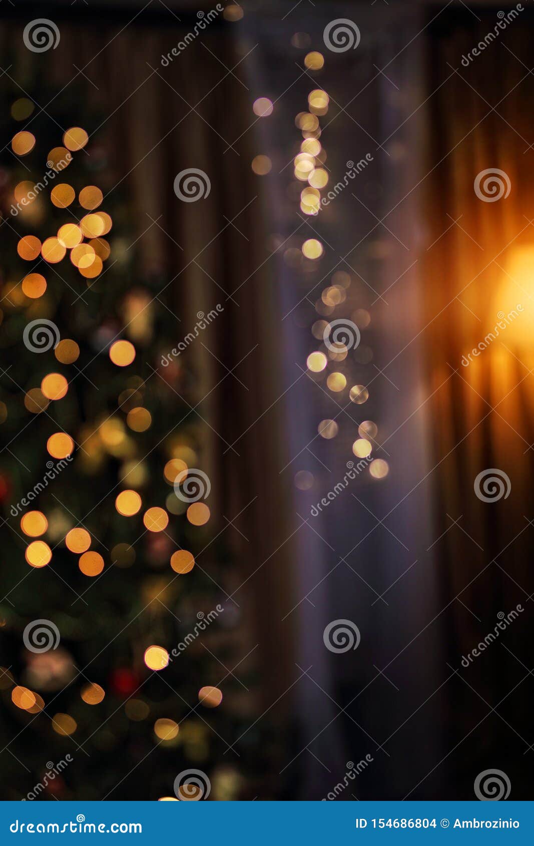 Christmas lights abstract stock photo. Image of light - 154686804