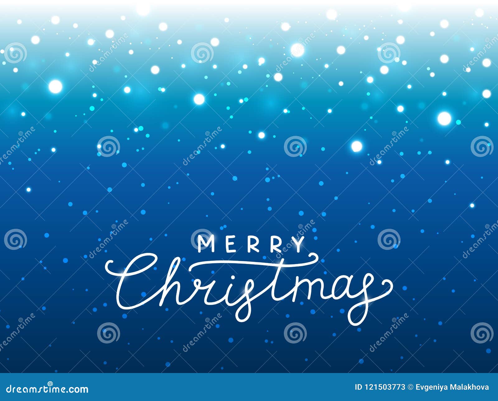 Christmas Lights Blue Background For Your Design Stock Vector Illustration Of Light Shiny