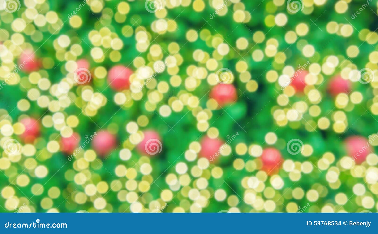 Christmas Lights Bokeh stock photo. Image of green, glowing - 59768534