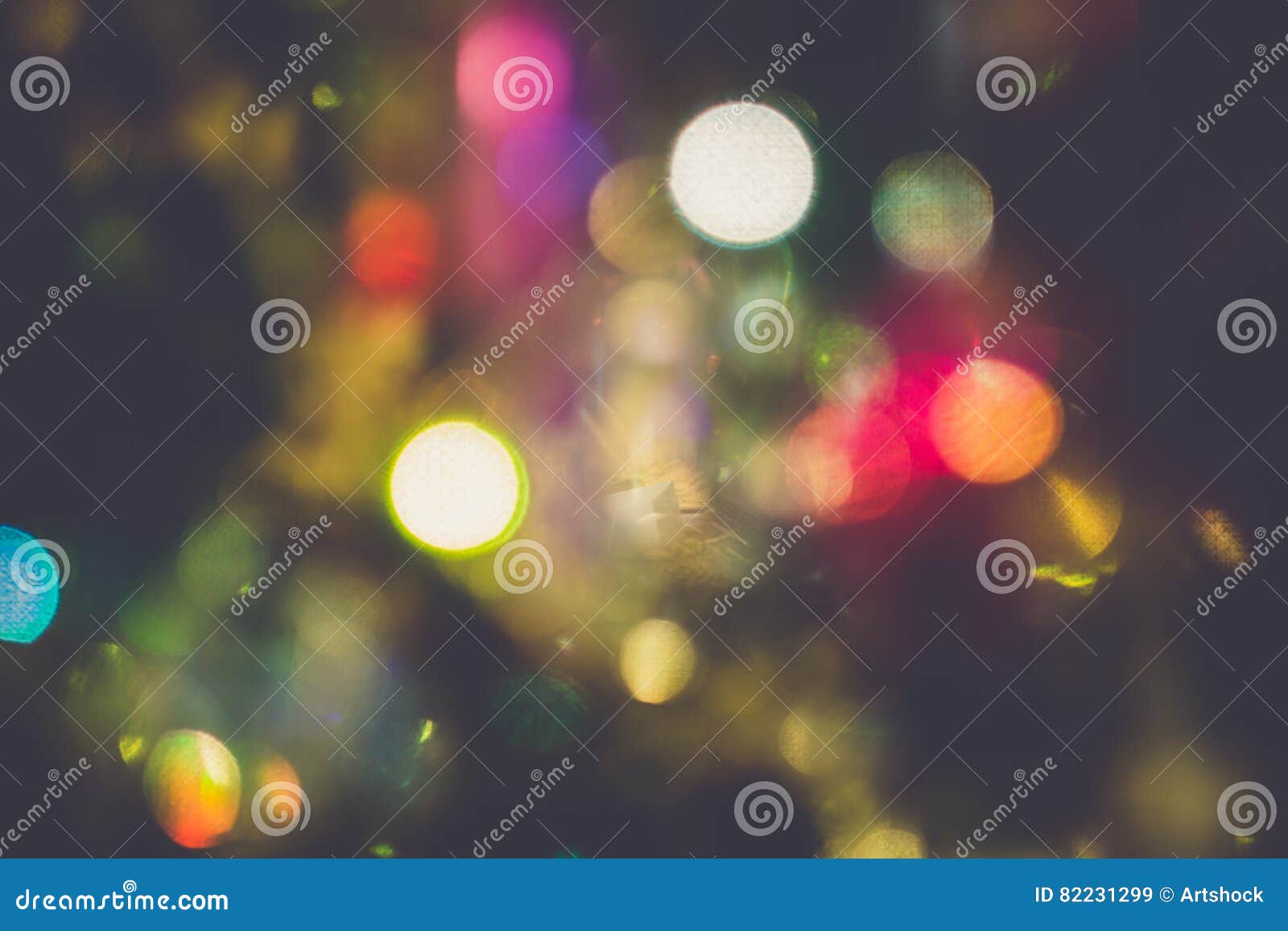 Christmas Lights Bokeh stock image. Image of lights, blur - 82231299