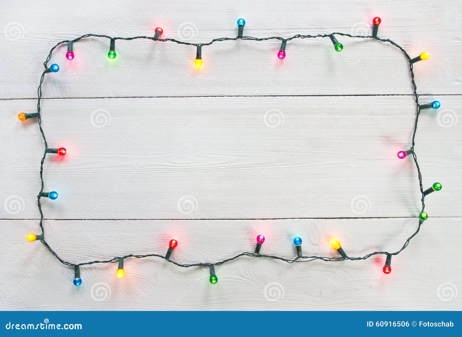 Christmas lights frame stock photo. Image of happy, colorful - 60916506