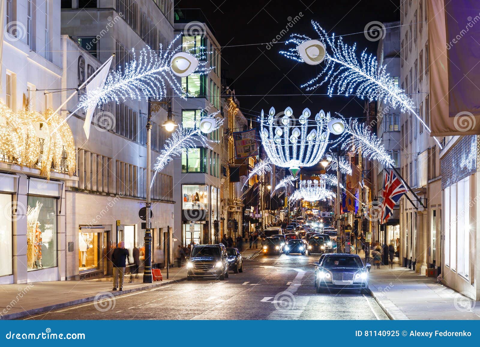 Christmas Lights 2016 in Mayfair, London Editorial Image - Image of ...