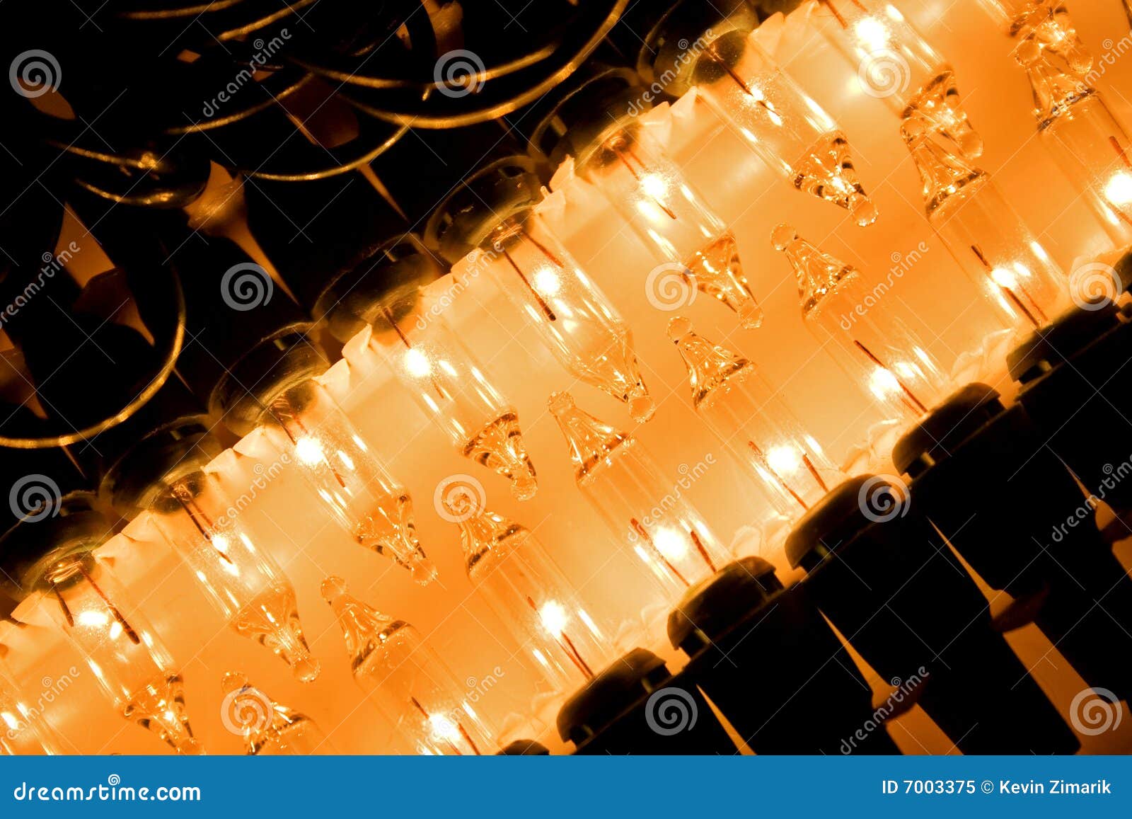 Christmas Lights Row stock image. Image of white, decorate - 7003375