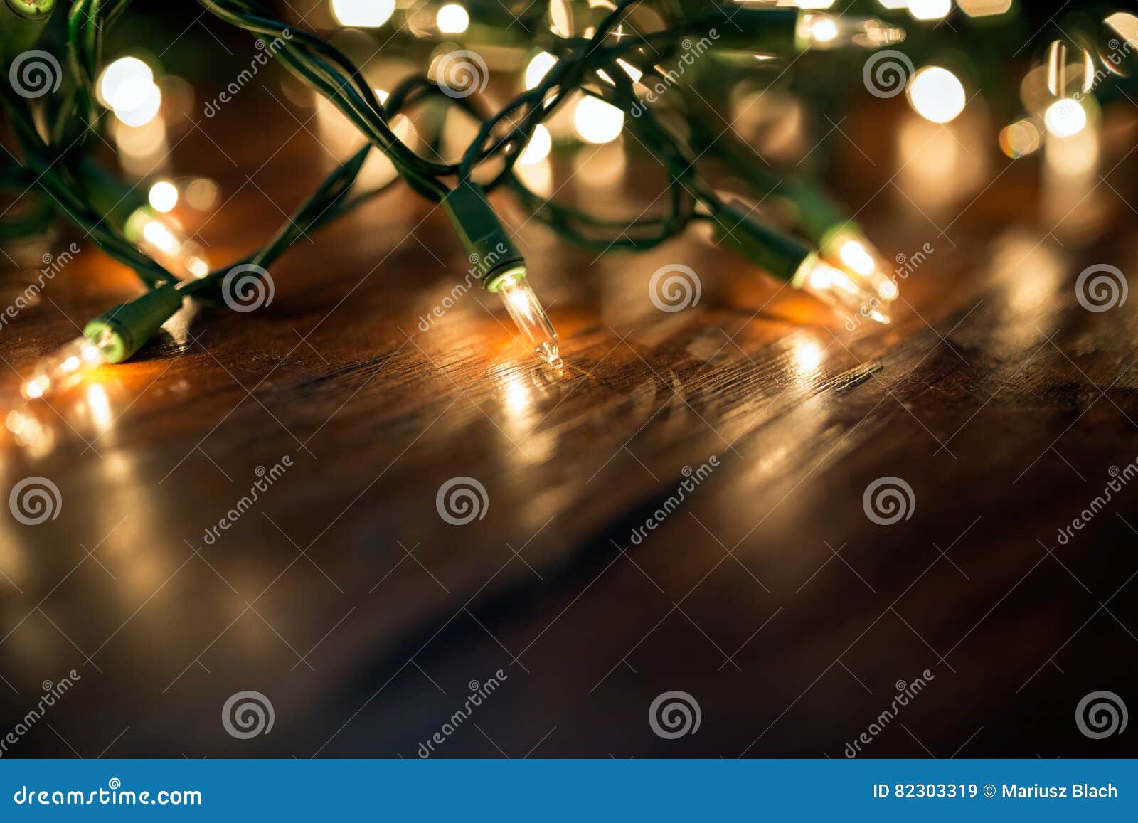 Christmas lights string stock image. Image of design - 82303319