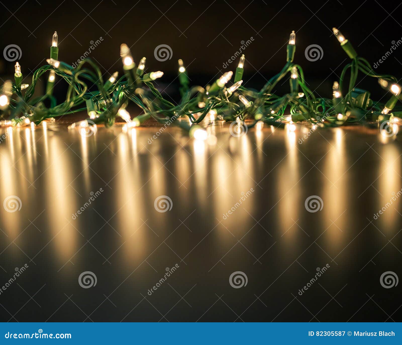 Christmas lights string stock image. Image of background - 82305587