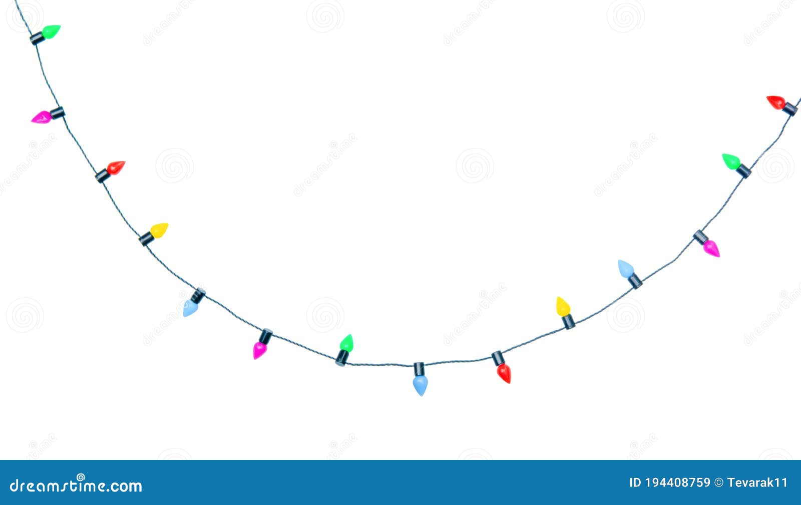 String Lights Hung Over Dauphin Street, And Buildings In Downtown ...