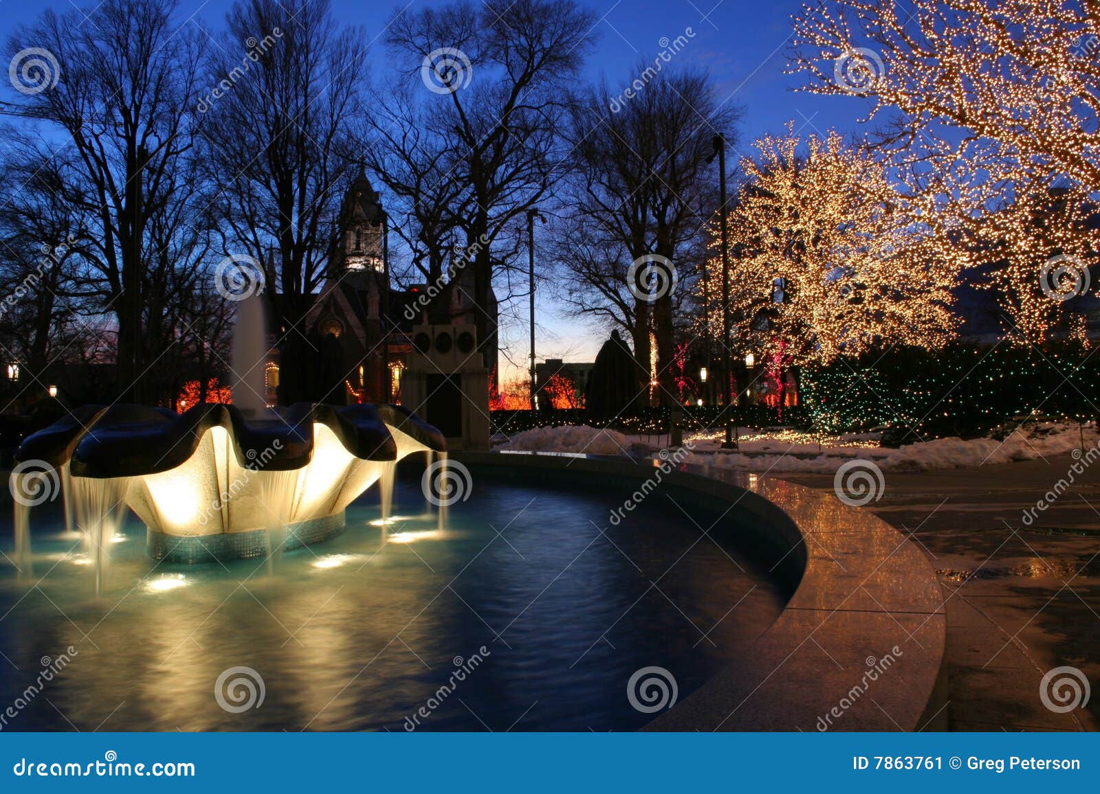 Christmas Lights at Temple Square Stock Image - Image of colorful, utah ...