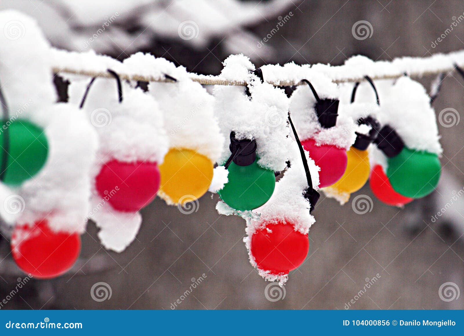 Snowing in christmas stock photo. Image of mountain - 104000856
