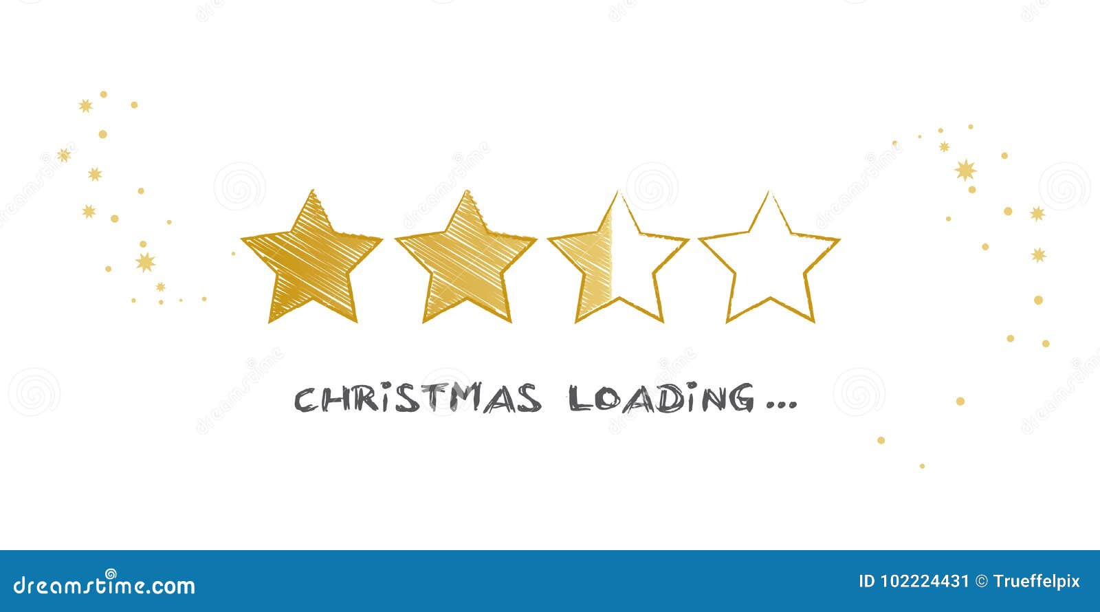 Christmas is Loading Background Stock Illustration - Illustration of ...