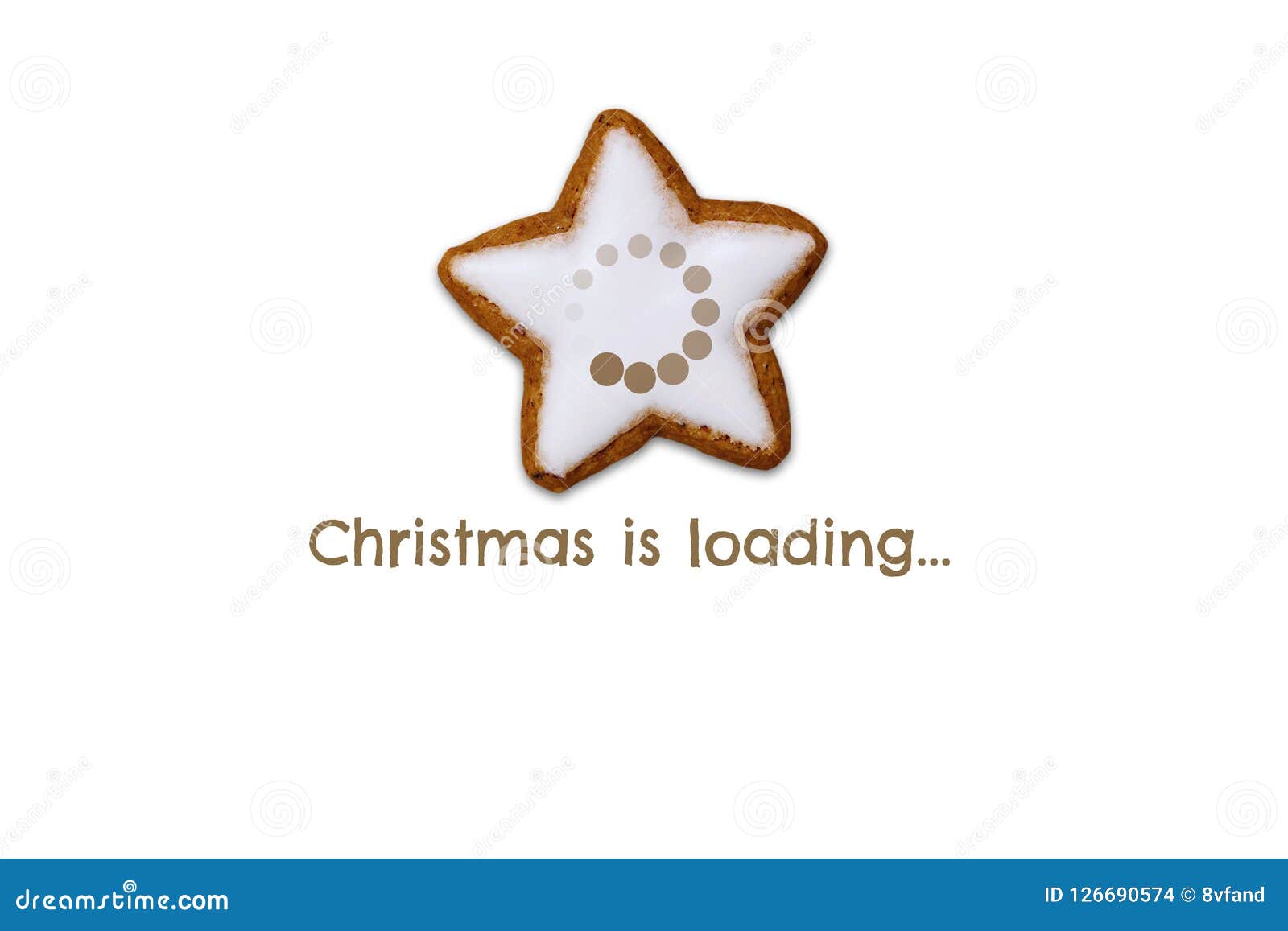 Christmas is Loading Concept Christmas Card Stock Illustration ...
