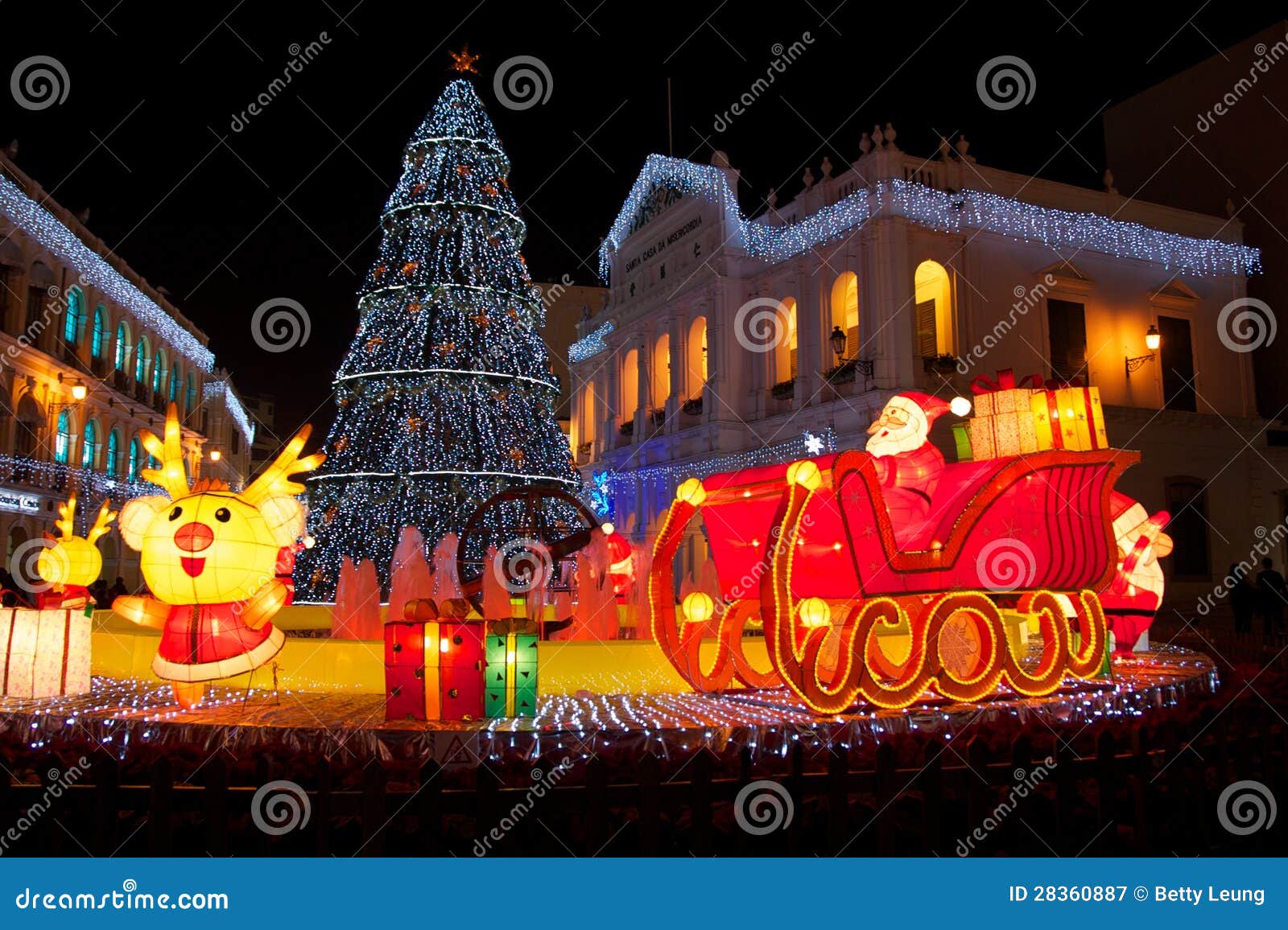 Christmas in Macau 2012 stock image. Image of outdoor - 28360887
