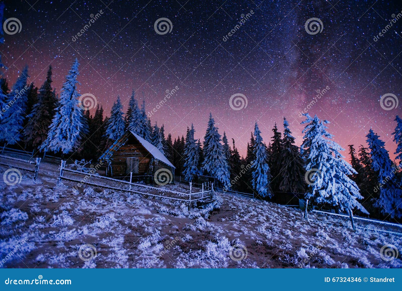 Christmas magic night stock photo. Image of glitter, base - 67324346