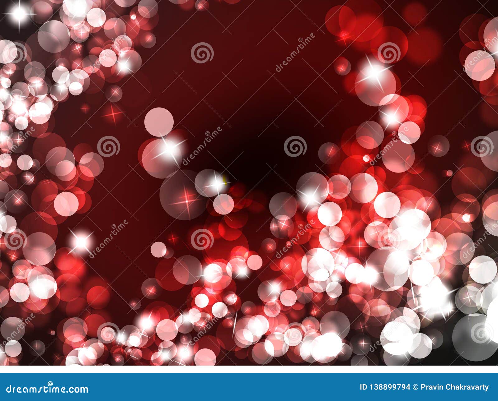 Christmas Magic Sparkle, Light Dots, Vector Bokeh Effect. Background ...