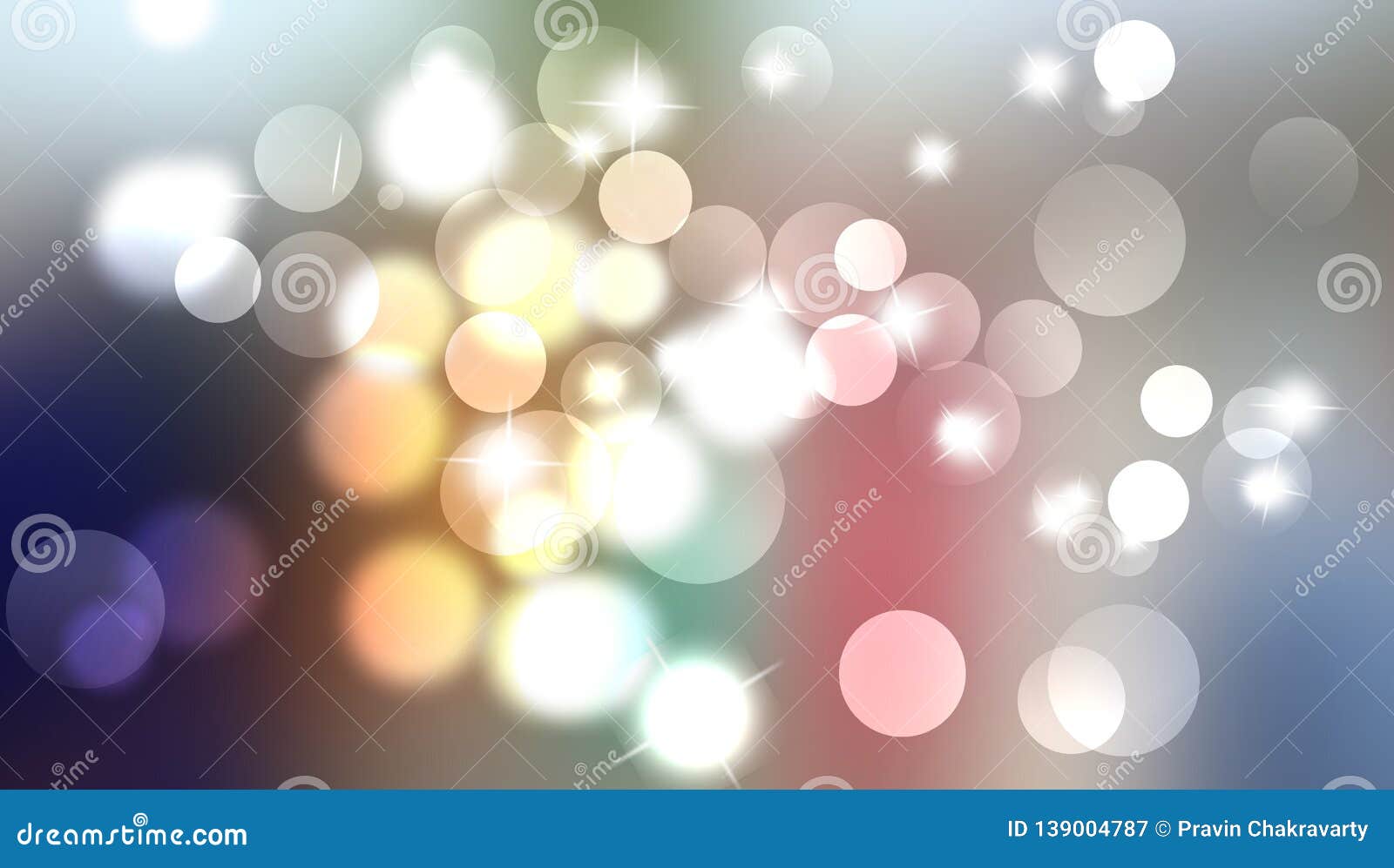 Christmas Magic Sparkle, Light Dots, Vector Bokeh Effect. Background ...