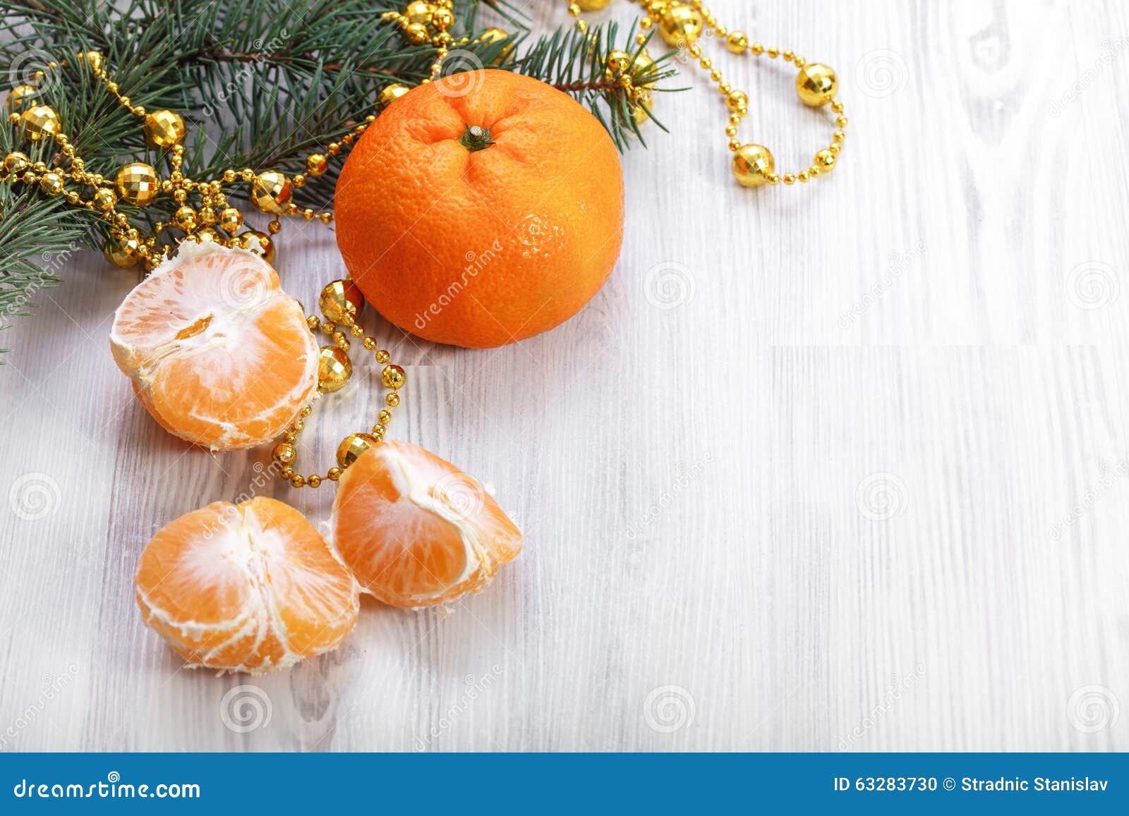 Christmas mandarin stock photo. Image of december, event - 63283730