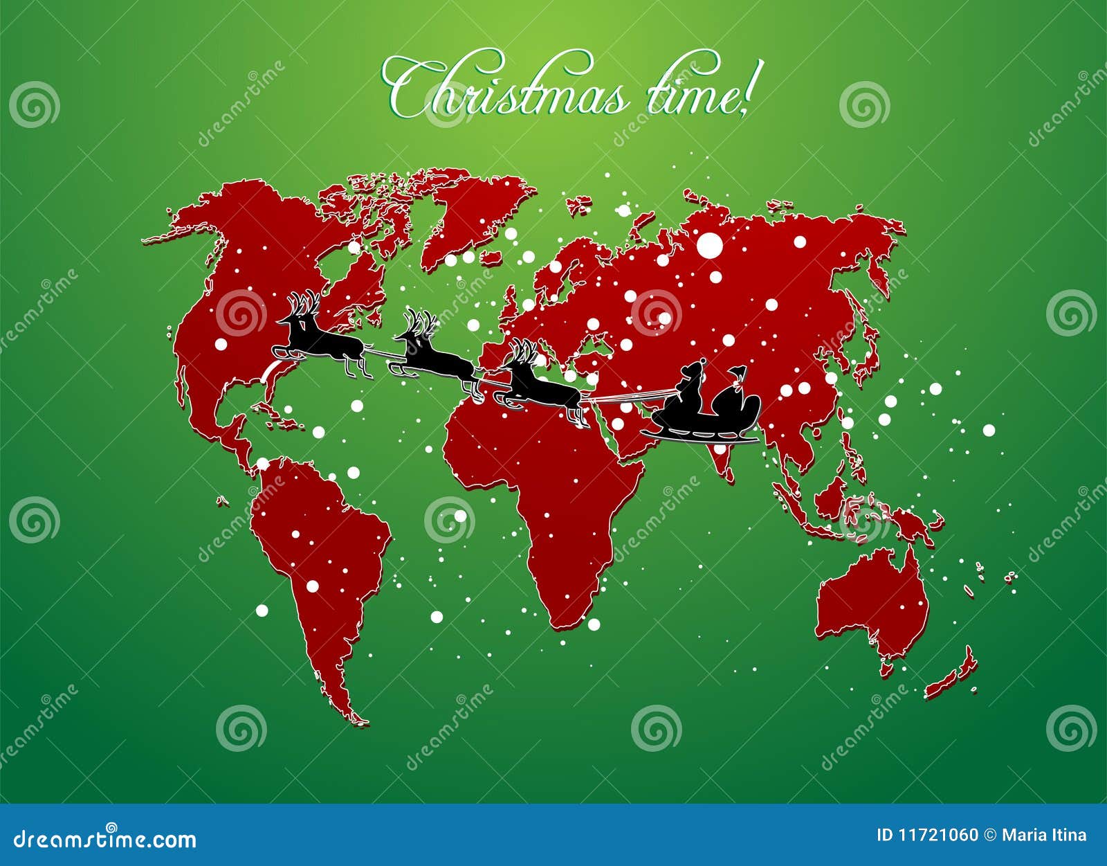 Christmas map vector stock vector. Illustration of business - 11721060