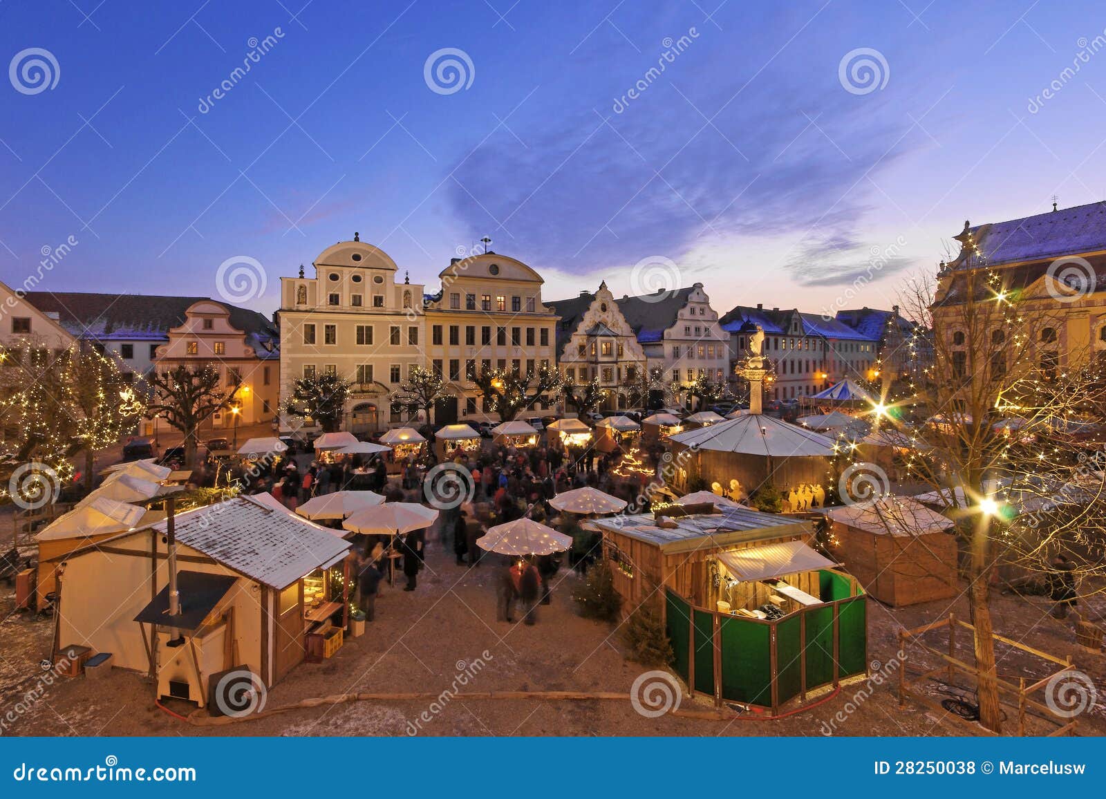 Christmas market Bavaria stock photo. Image of angels - 28250038
