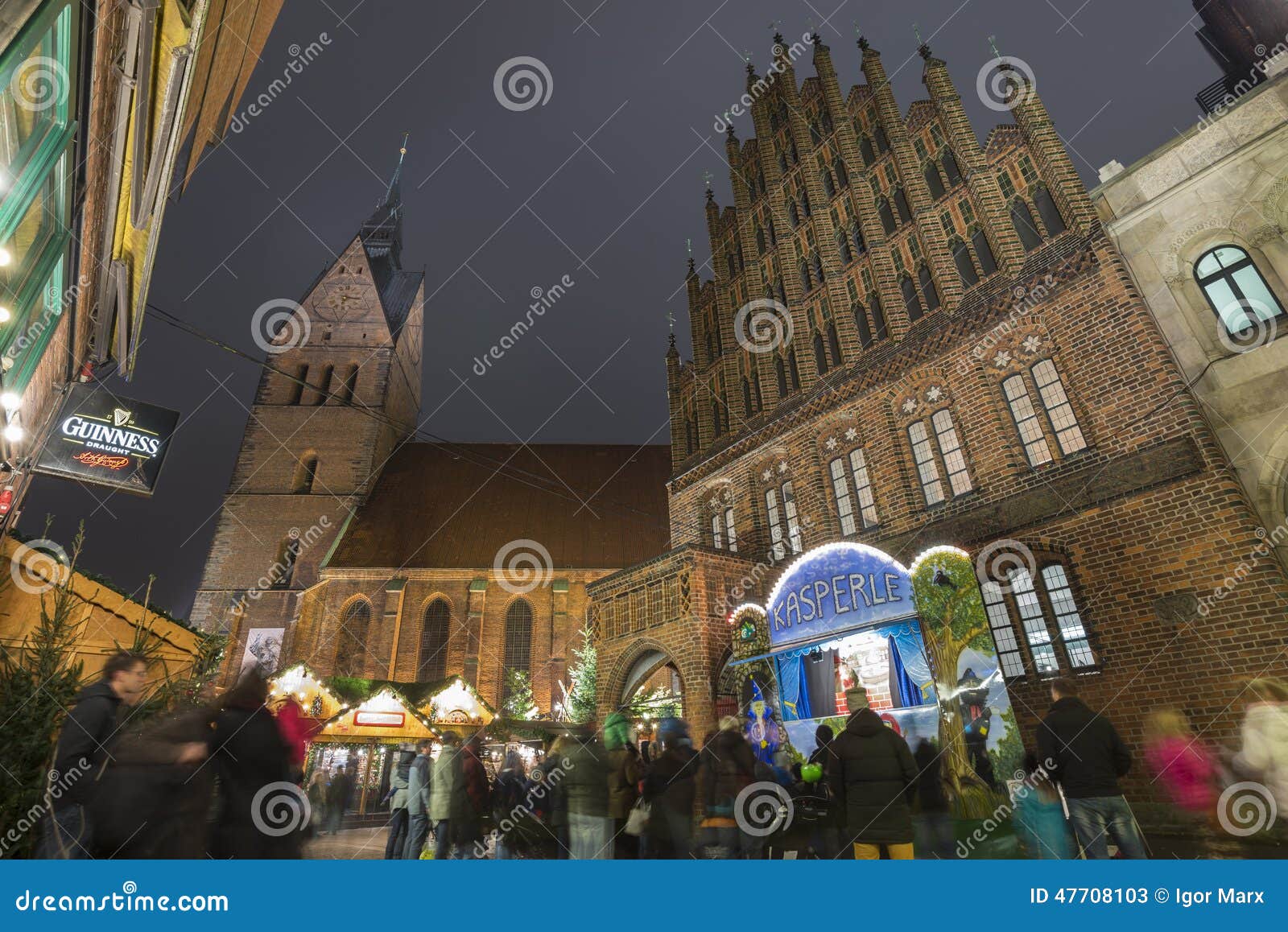 Christmas Markt in Hannover Editorial Stock Photo - Image of dusk ...