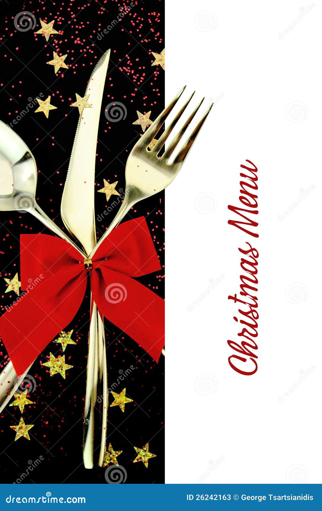 Christmas menu stock image. Image of company, catalogue - 26242163