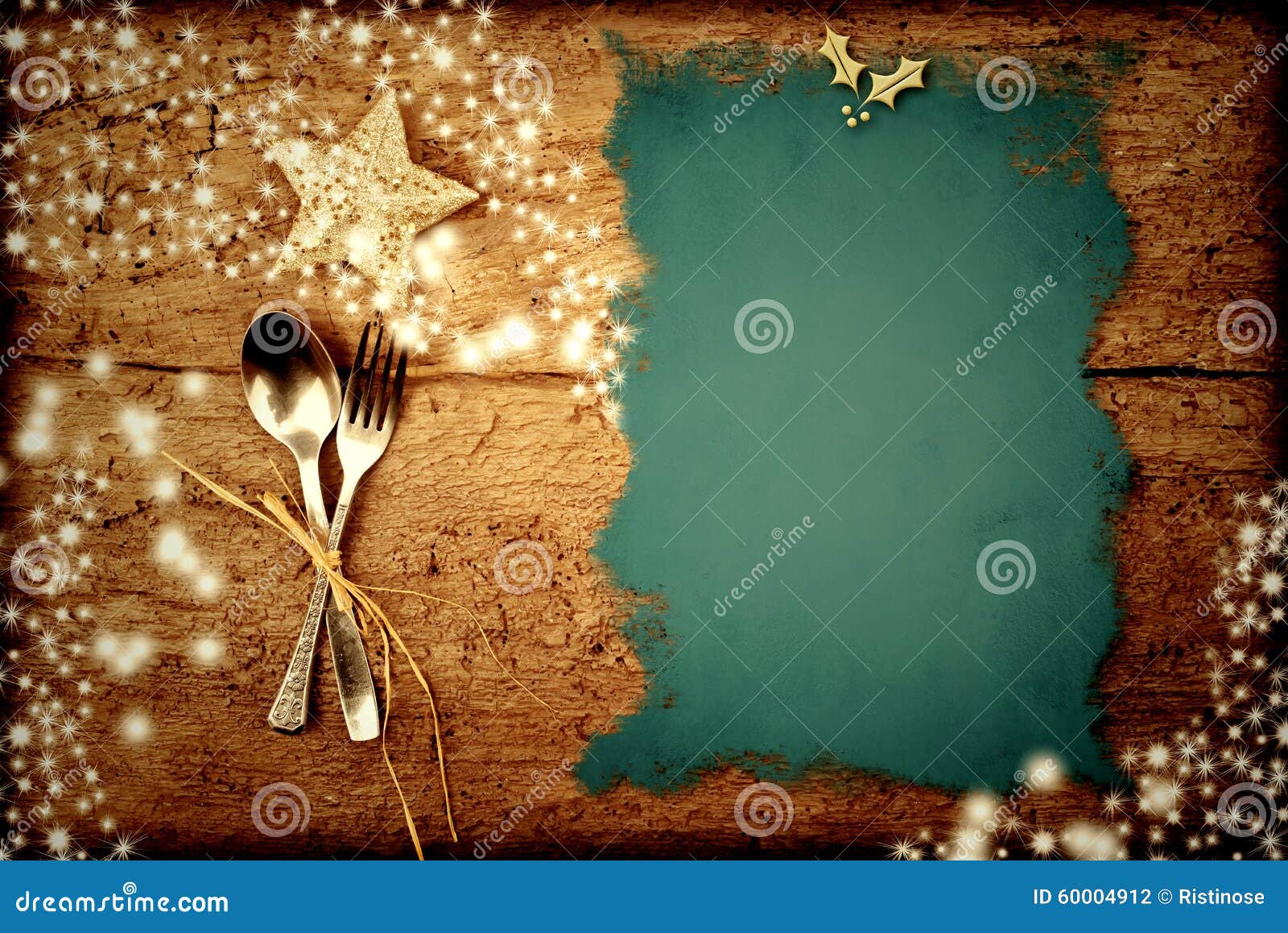 Christmas Menu Border Background Invites Stock Photography ...