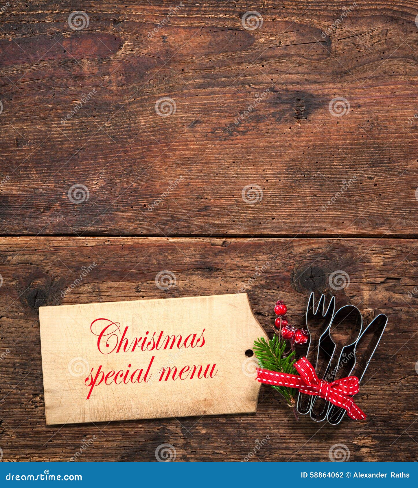 Christmas menu stock photo. Image of ornament, brunch - 58864062