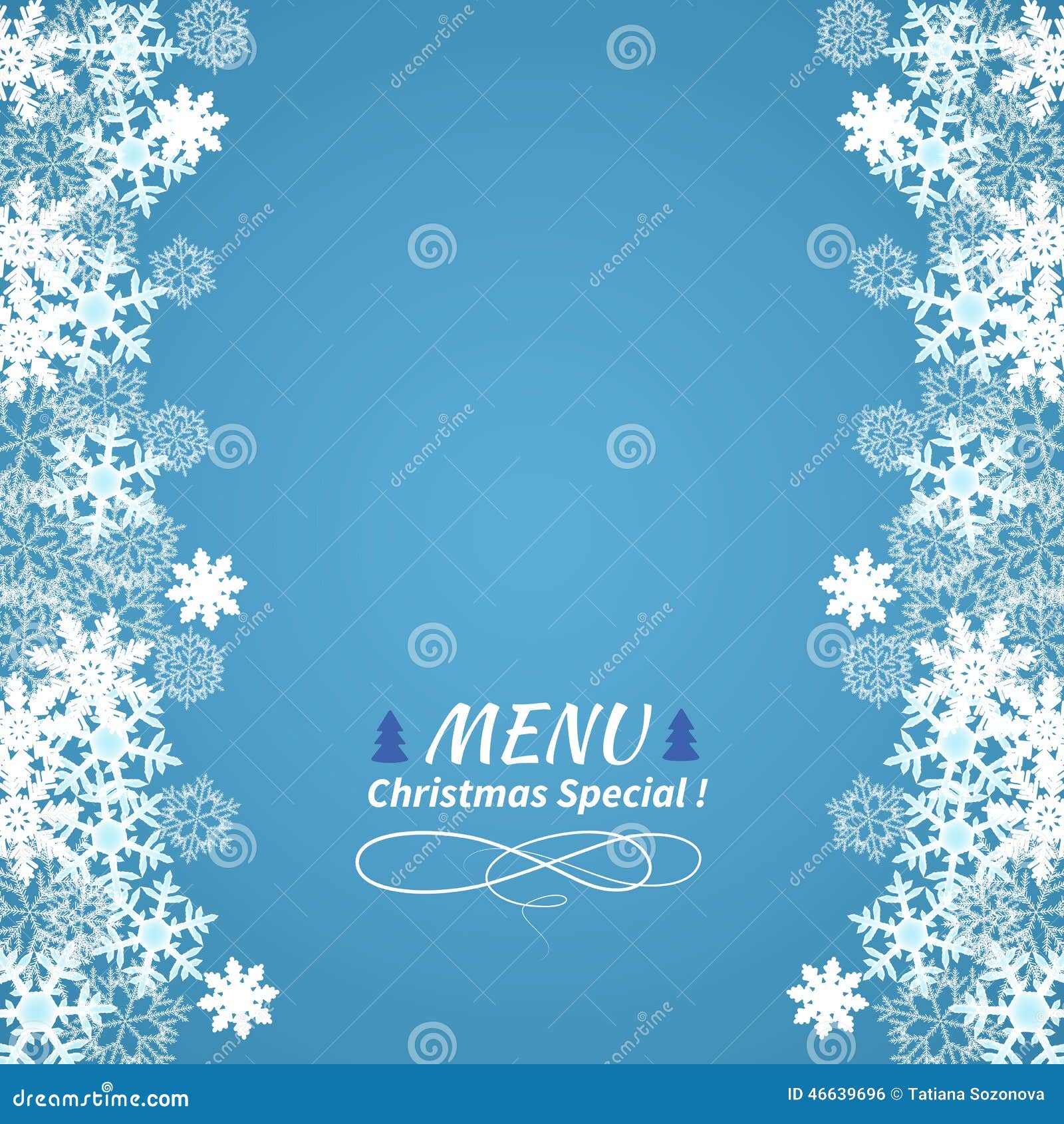 Christmas menu stock illustration. Illustration of cooking - 46639696