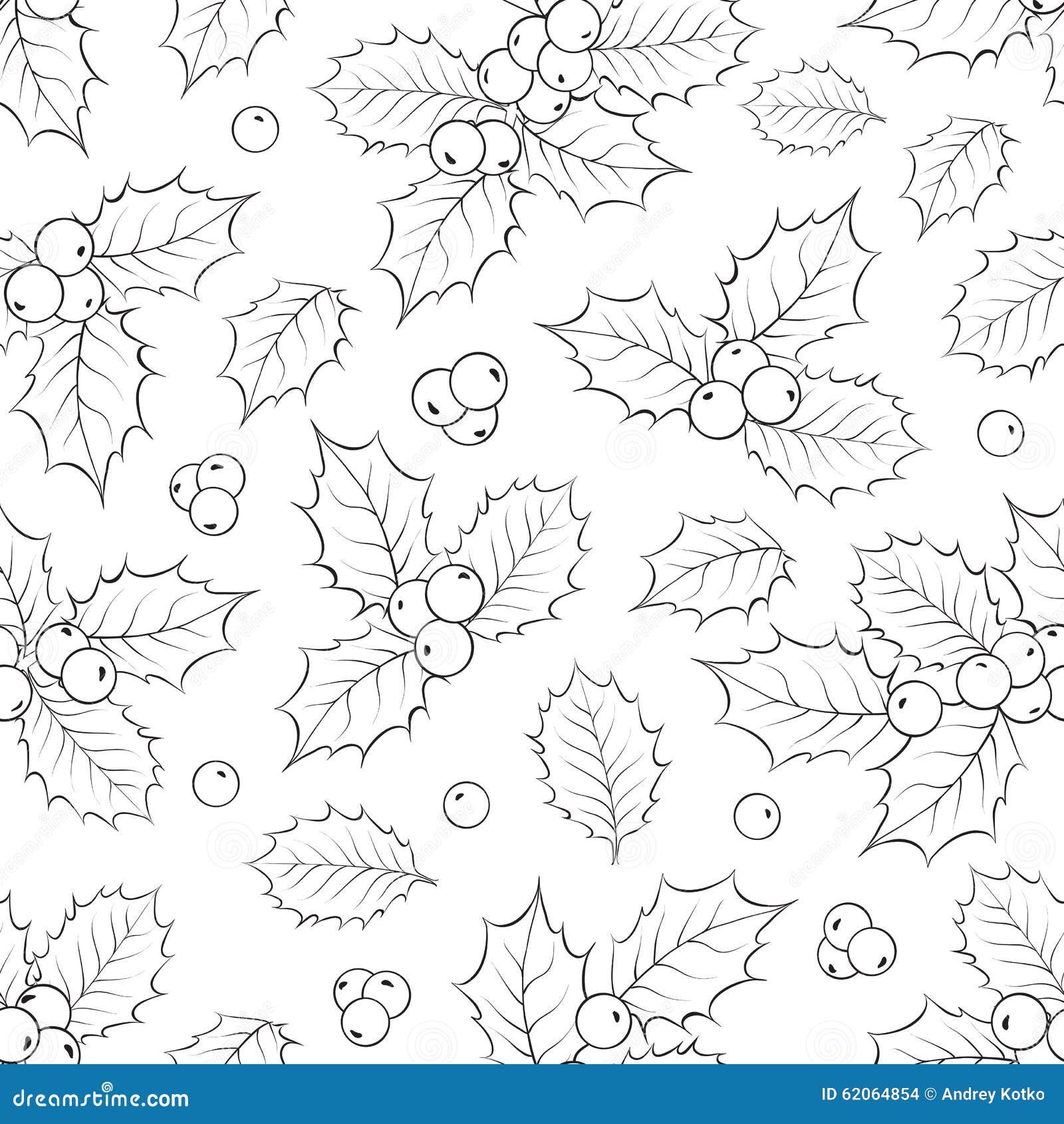 Christmas mistletoe border stock vector. Illustration of artwork - 62064854