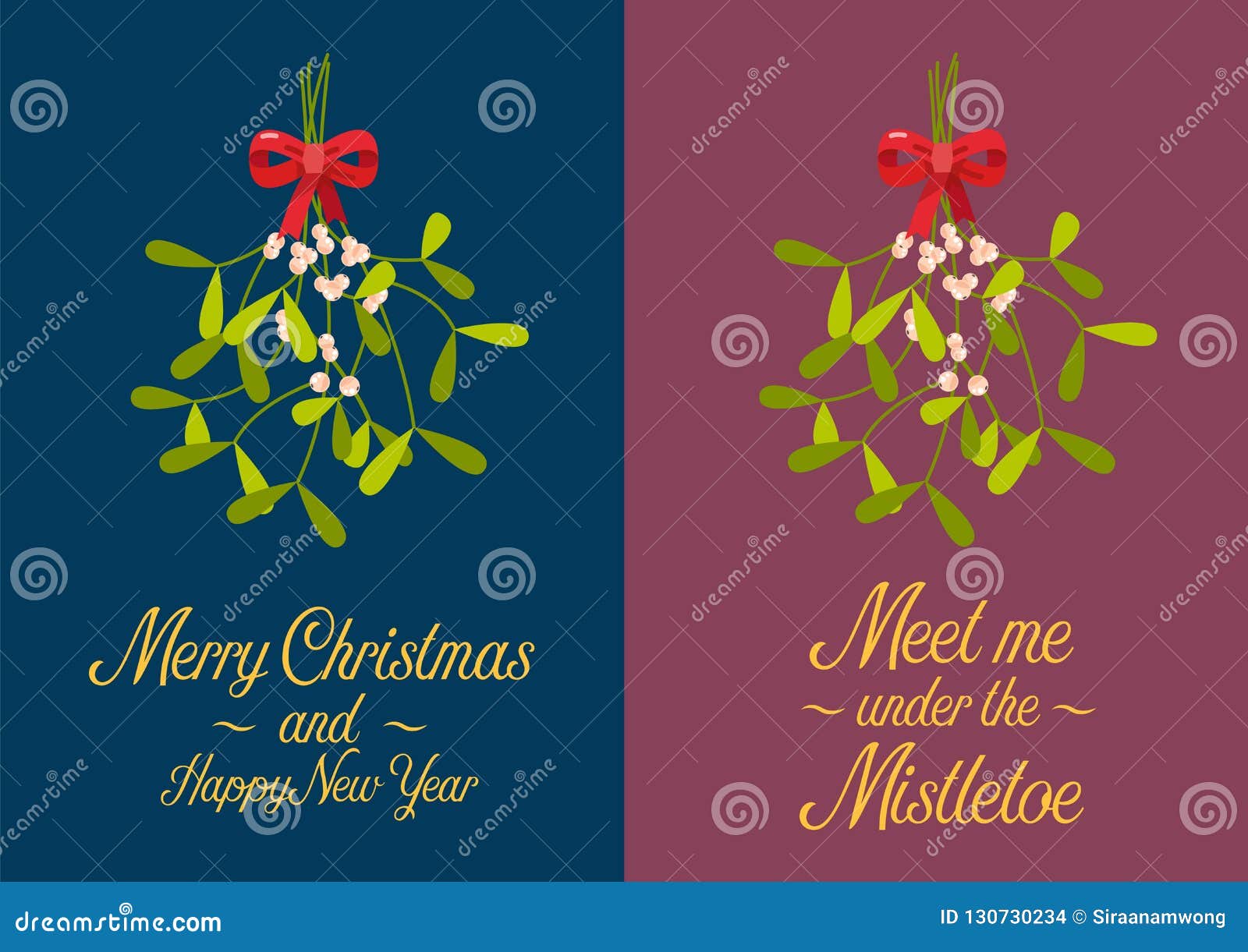Christmas mistletoe poster stock vector. Illustration of mistletoe ...