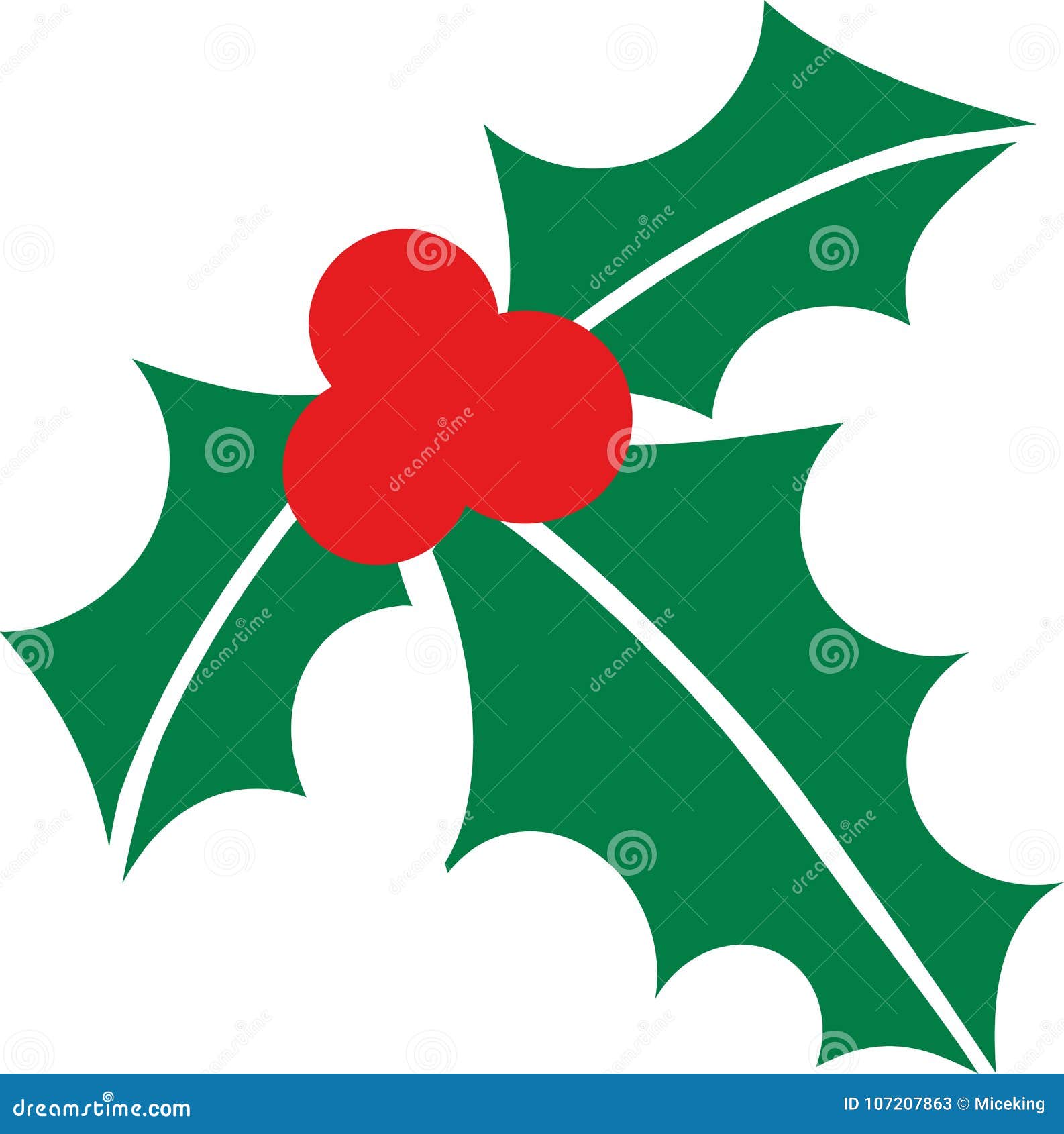 Christmas mistletoe vector stock vector. Illustration of pictogram ...