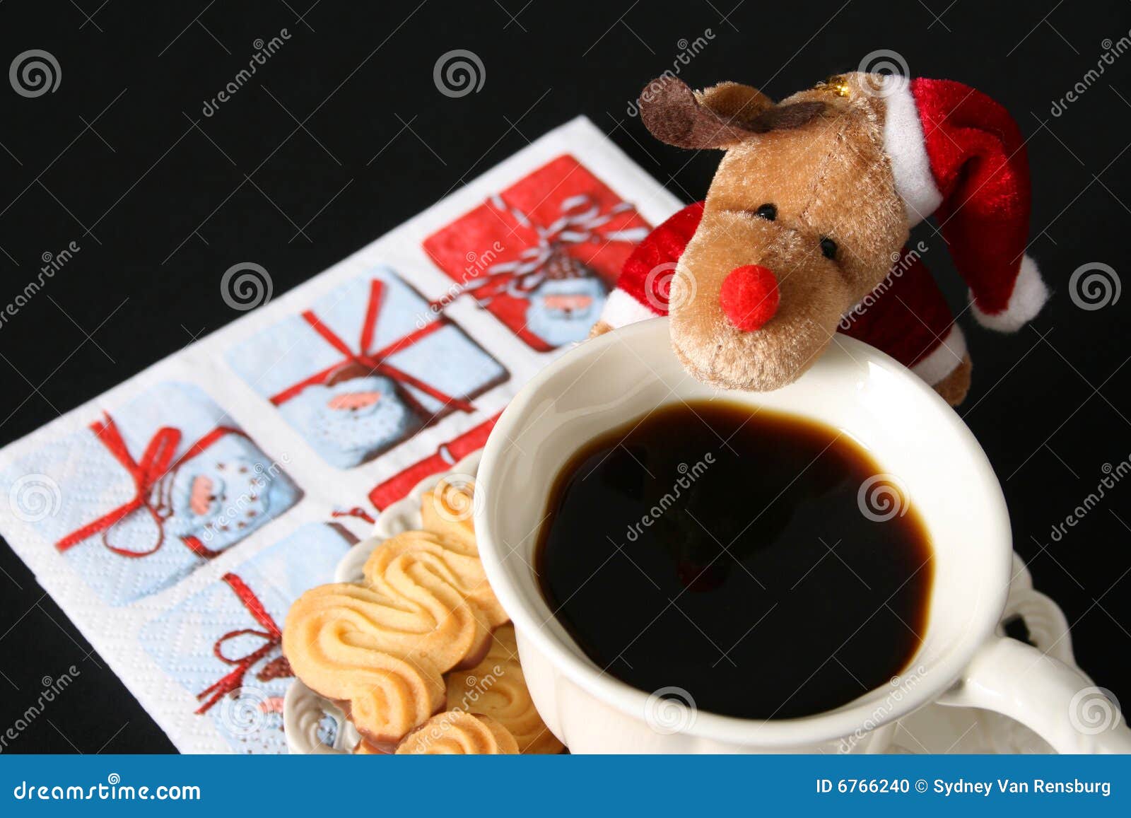 Christmas Morning Coffee stock photo. Image of snack, drink - 6766240