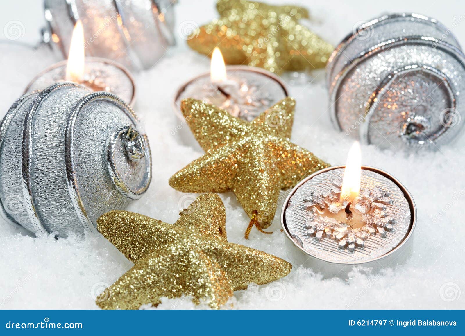 Christmas motive stock image. Image of present, golden - 6214797