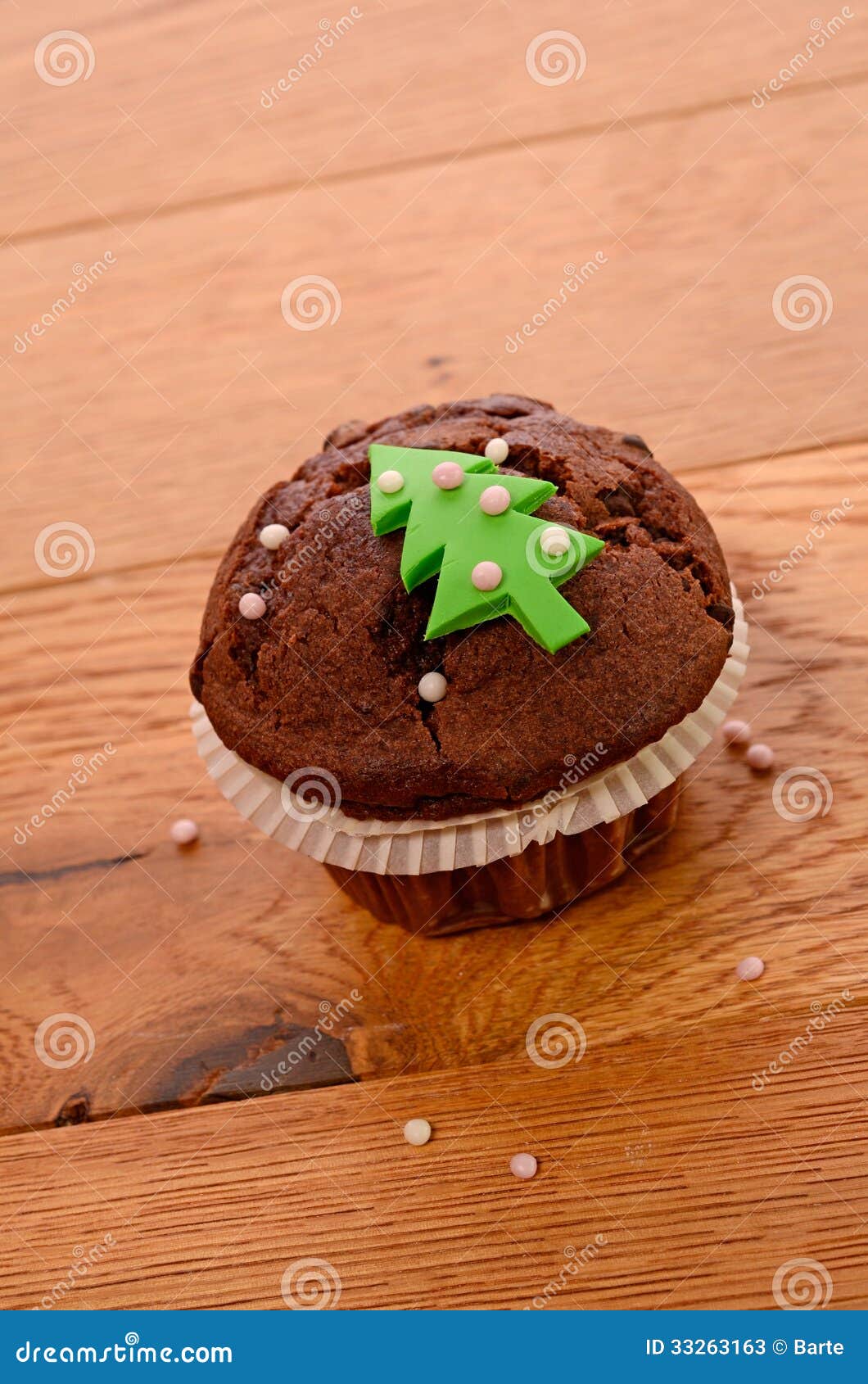Christmas muffin stock image. Image of ancient, chocolate - 33263163