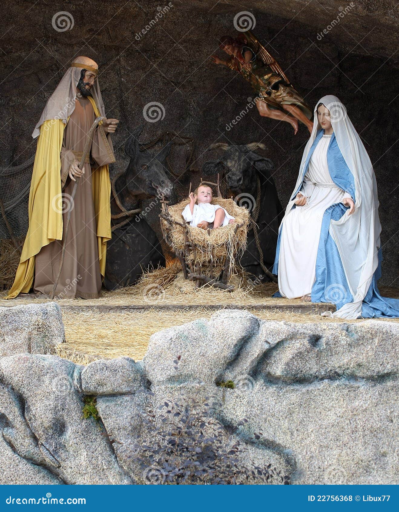 Christmas Nativity Jesus Birth Stock Photo - Image of born, place: 22756368