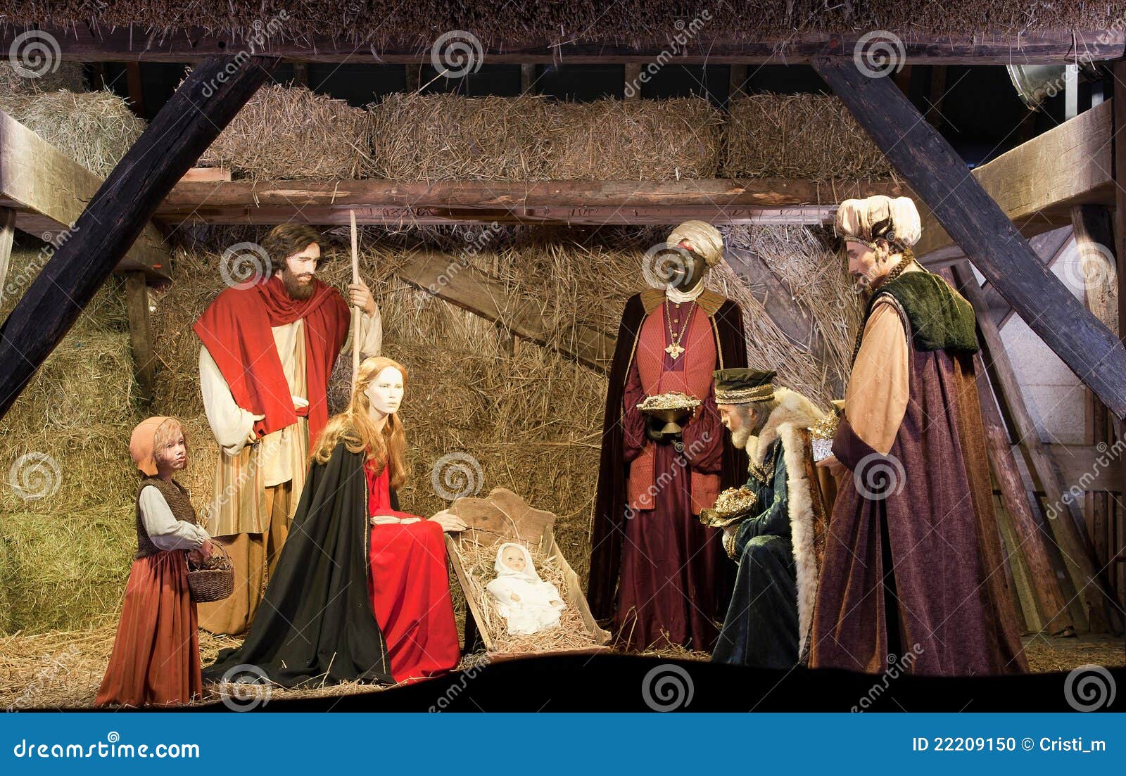 Christmas Nativity Scene stock photo. Image of jesus - 22209150