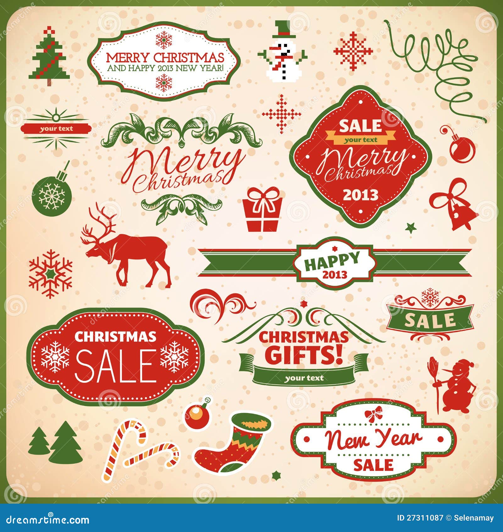 New Year Decoration: Vector Illustration Of Stacked Rice Bales ...