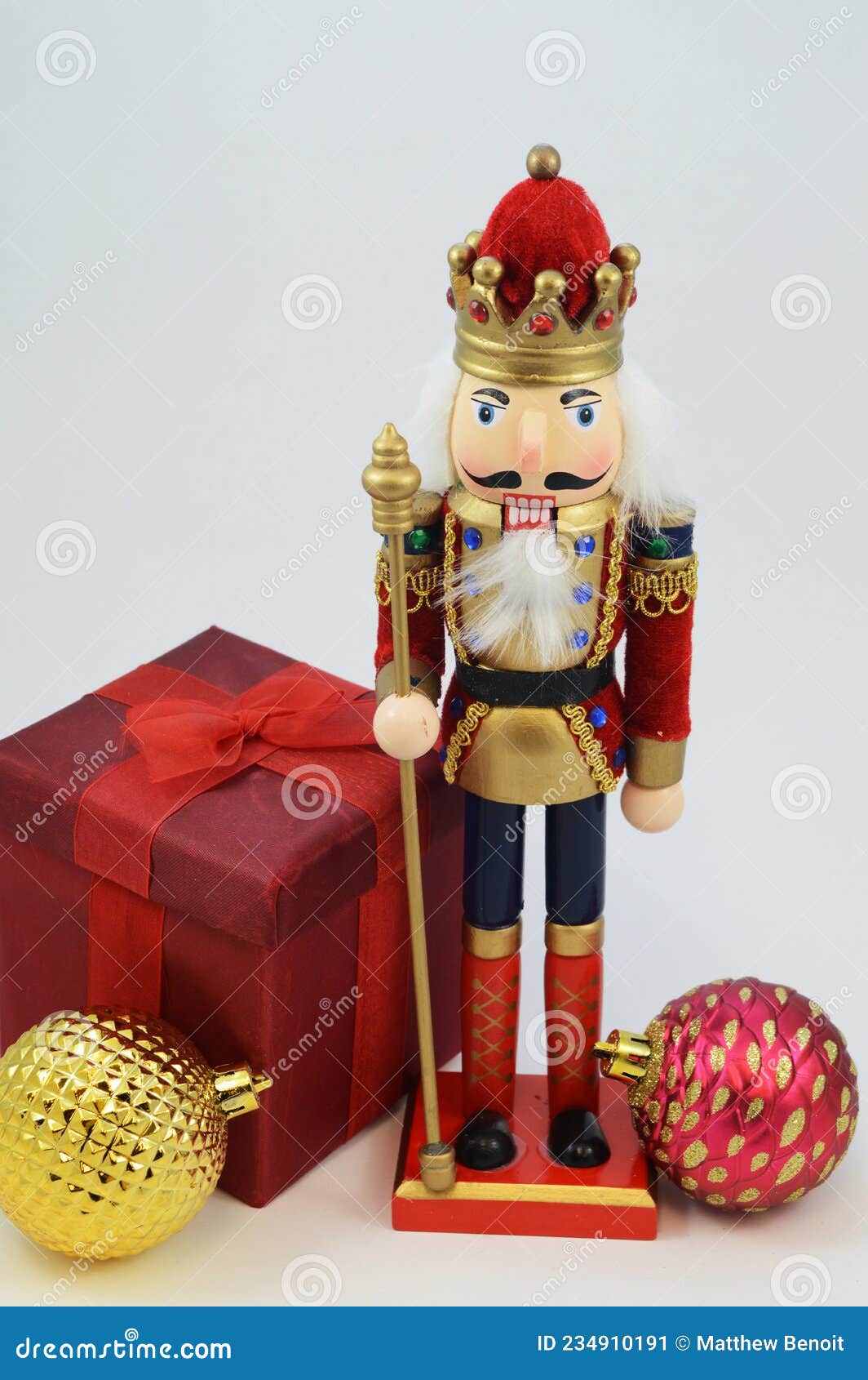 Christmas Nut Cracker stock image. Image of front, december - 234910191