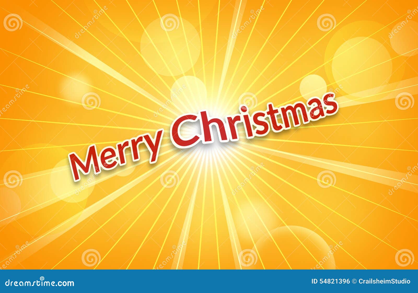 Christmas Orange Background Stock Illustration - Illustration of ...