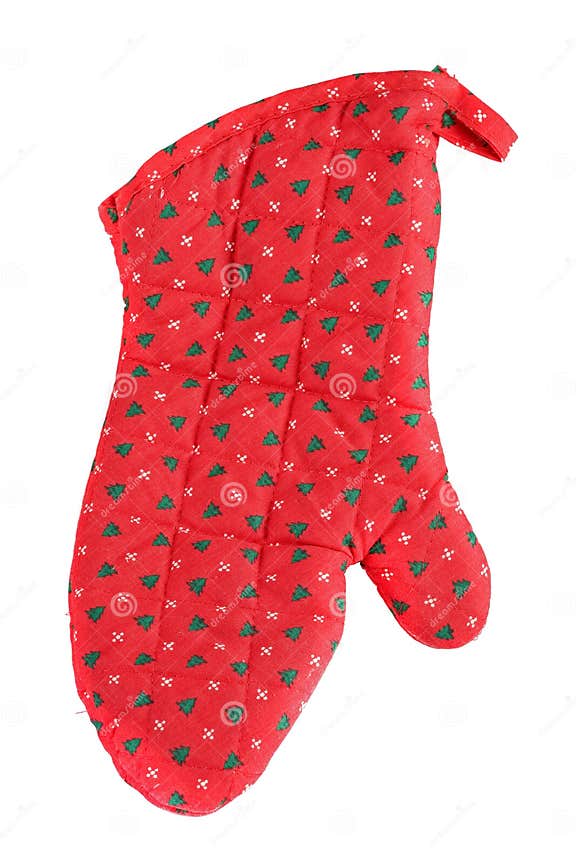 Christmas oven glove stock image. Image of decoration - 7013197
