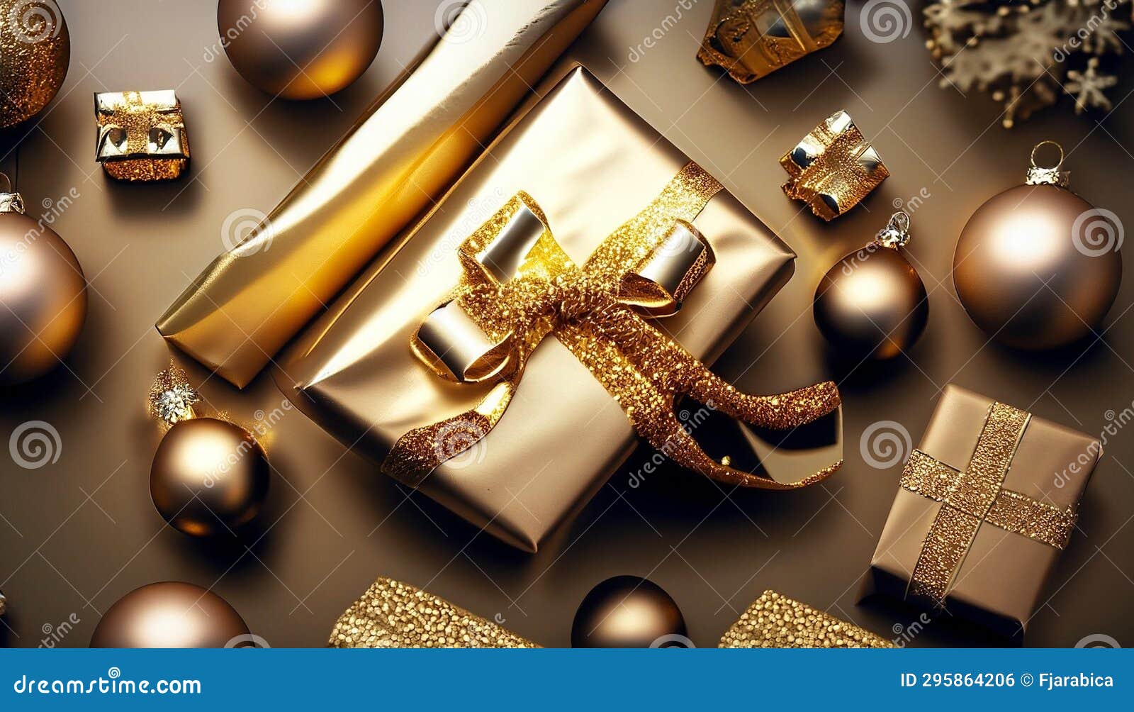 Christmas Packages with Gifts As Decoration Under the Christmas Tree ...