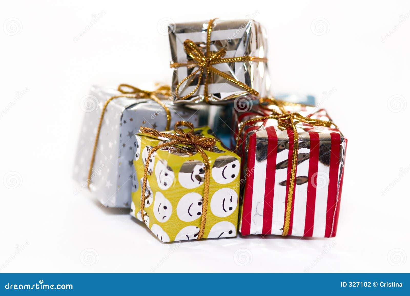 Christmas packs stock photo. Image of present, paper, golden - 327102