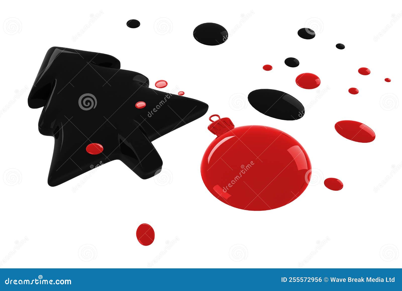 Christmas paint splash stock photo. Image of festivity - 255572956