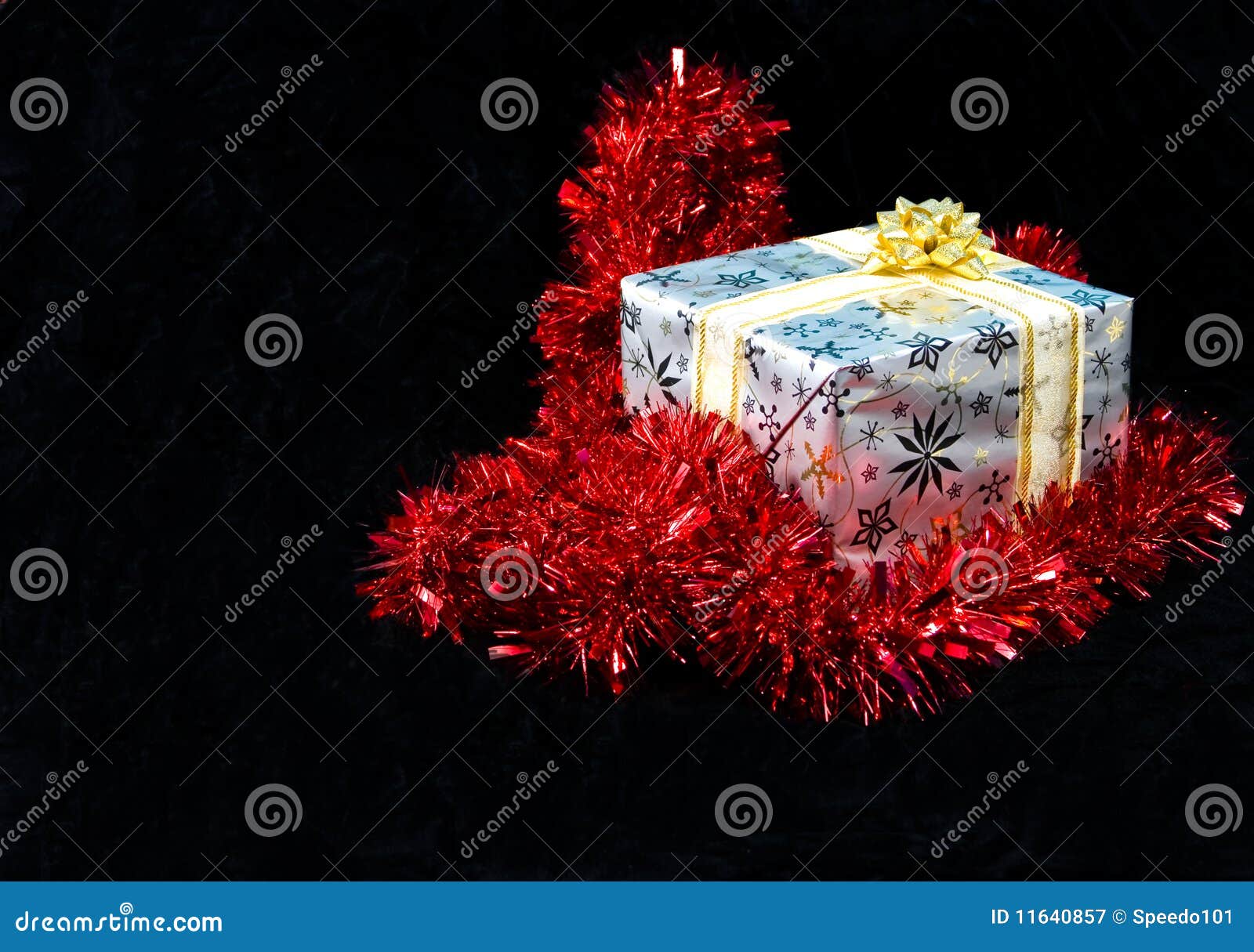 Christmas parcel stock image. Image of gleaming, festive - 11640857