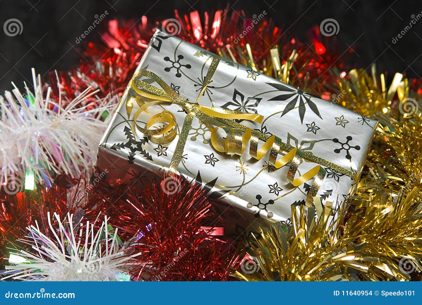 Christmas parcel stock photo. Image of glittering, adornment - 11640954