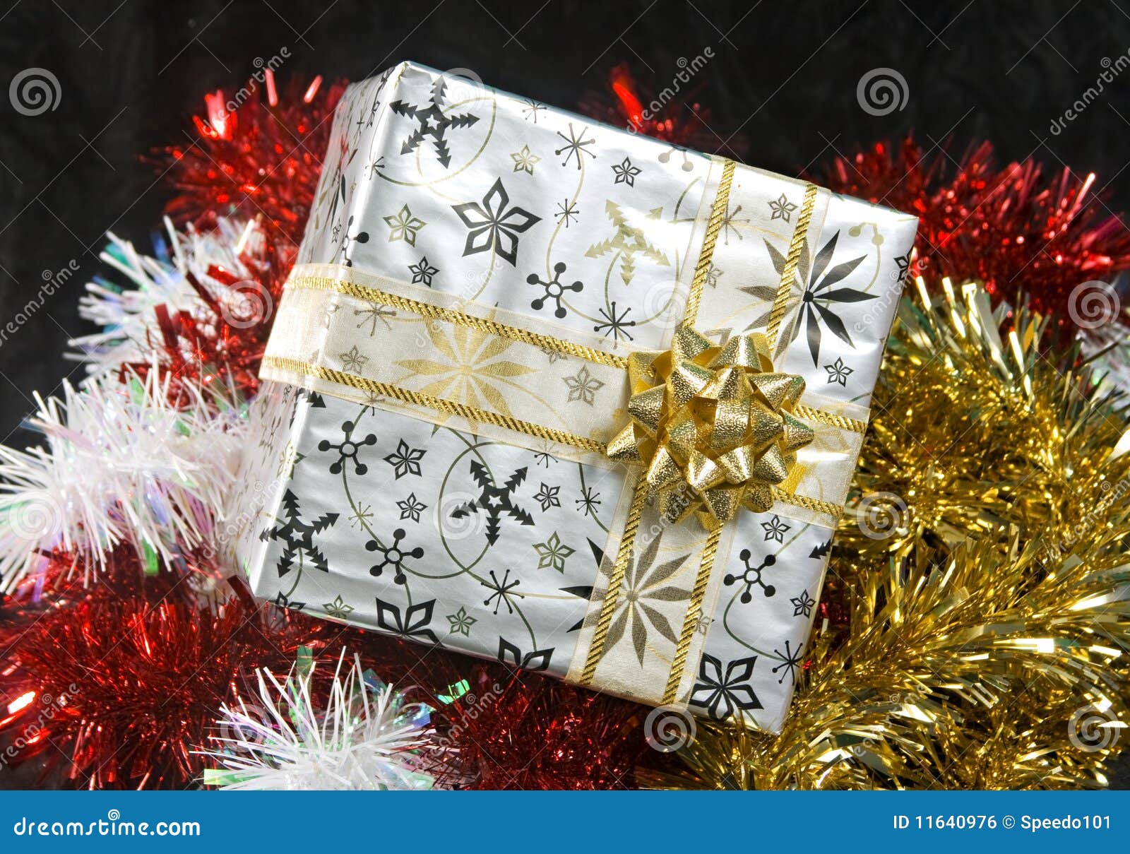 Christmas parcel stock photo. Image of colorful, festive - 11640976