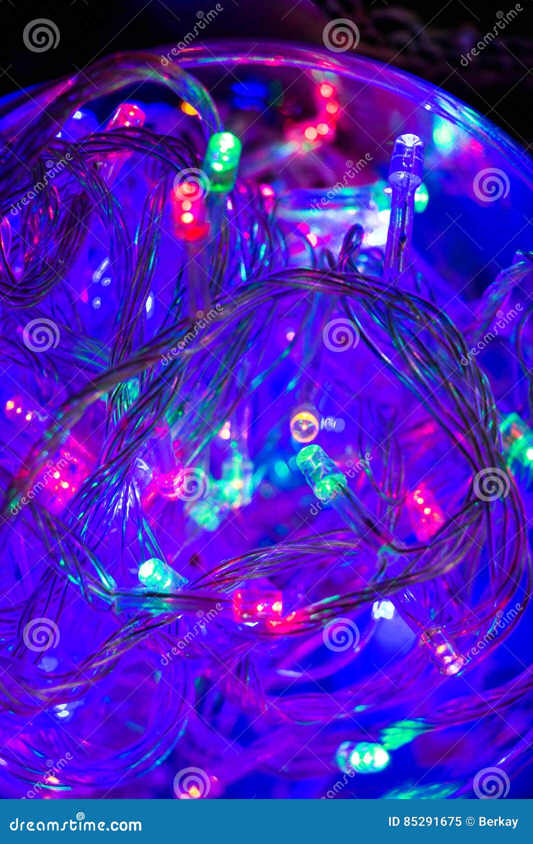 Christmas and Party Lights of a Certain Type Stock Image - Image of ...