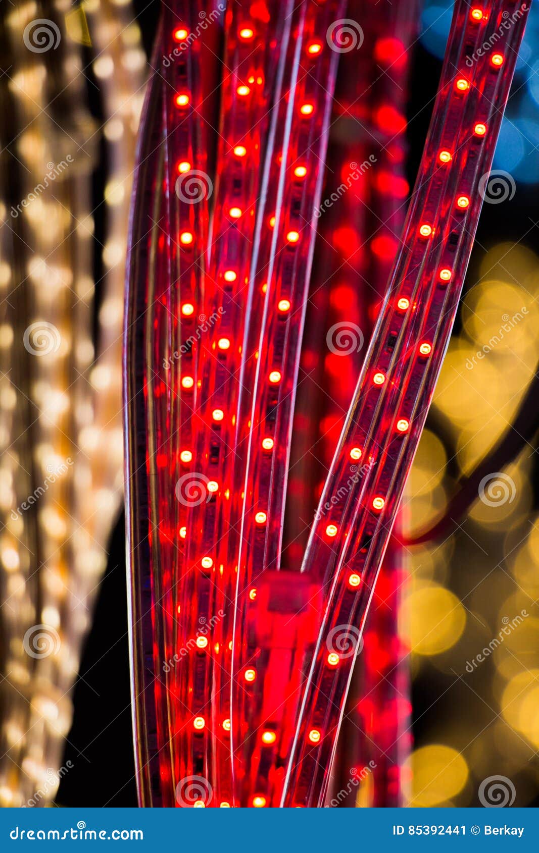 Christmas and Party Lights of a Certain Type Stock Image - Image of ...