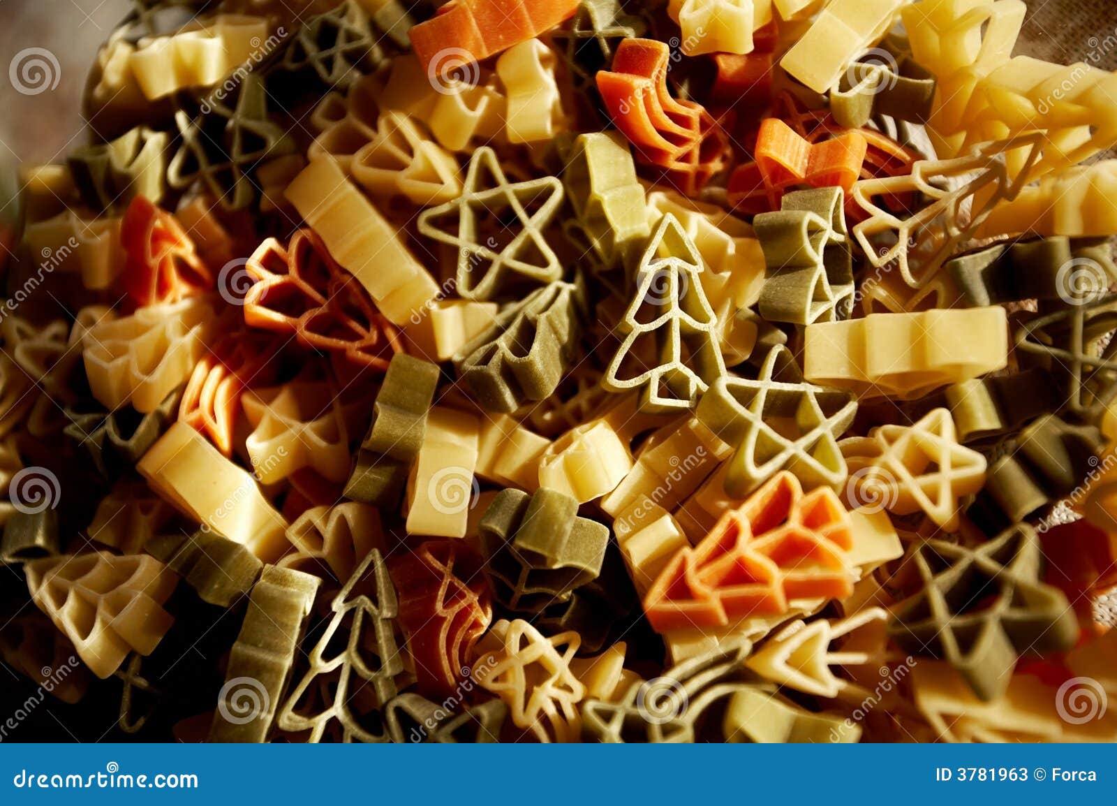 Christmas pasta stock image. Image of decoration, tradition - 3781963