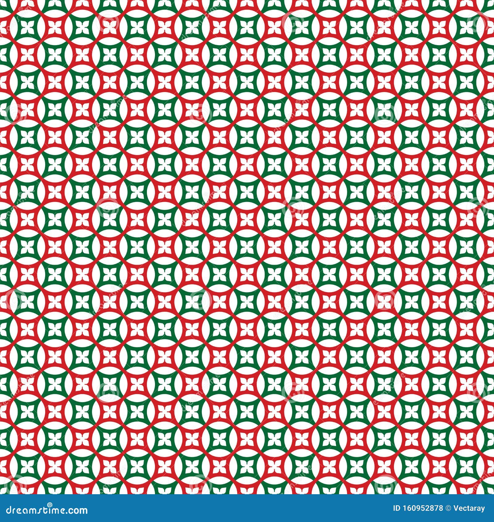 Seamless Christmas Wrapping Paper Pattern Stock Illustration ...